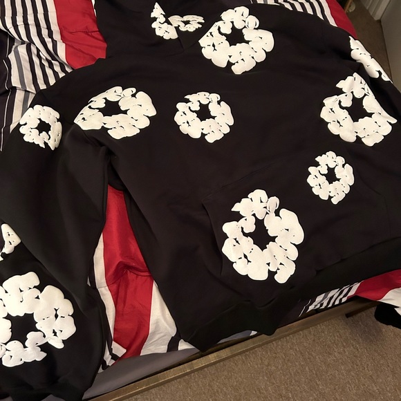 Denim Tears | Sweaters | Black Denim Tears Hoodie | Poshmark